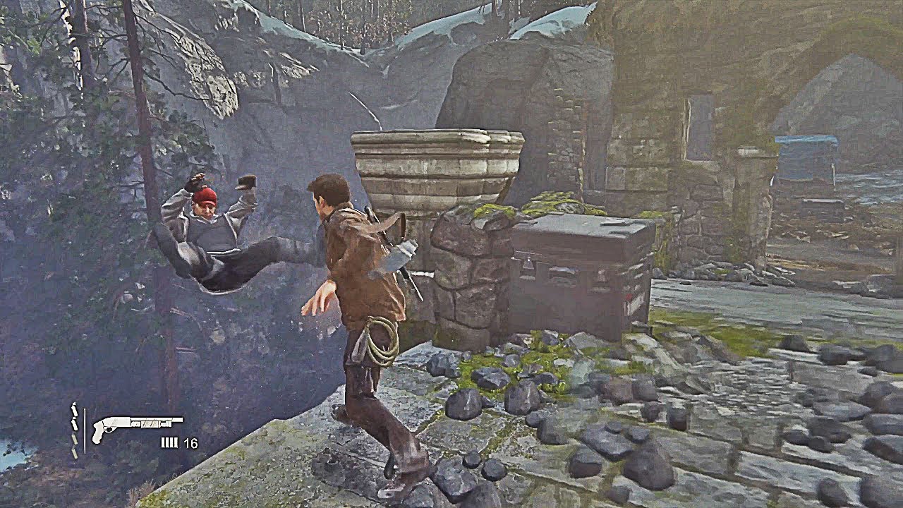 Uncharted 4 - Ruins, Bridge | Stealth & Combat (Encounter Playthrough ...