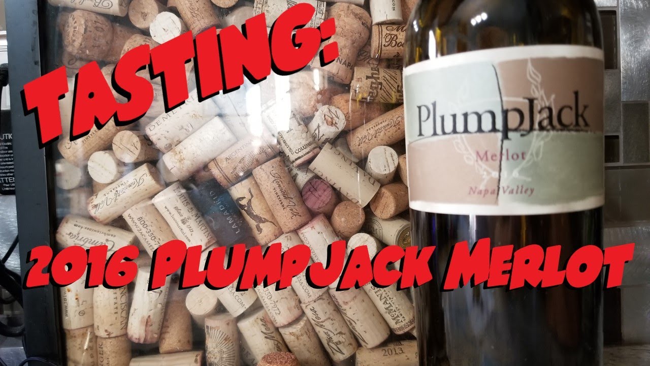 TASTING: 2016 PlumpJack Merlot - YouTube