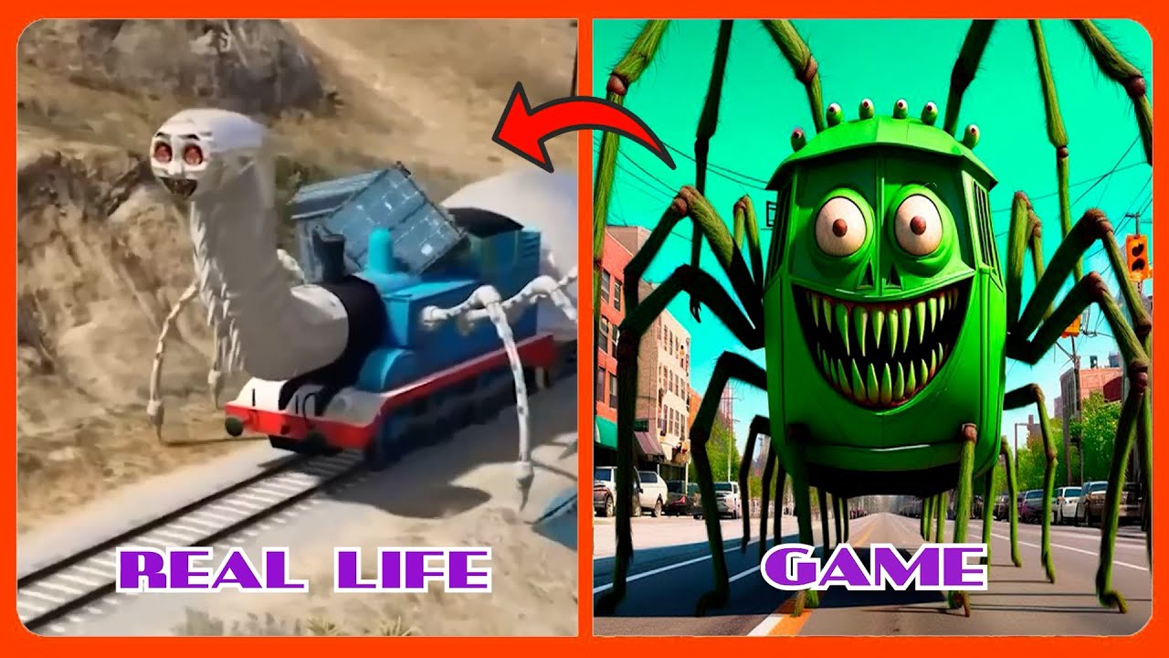Spider Thomas Monster In Real Life | All Eat Monster | Guess The Eater ...