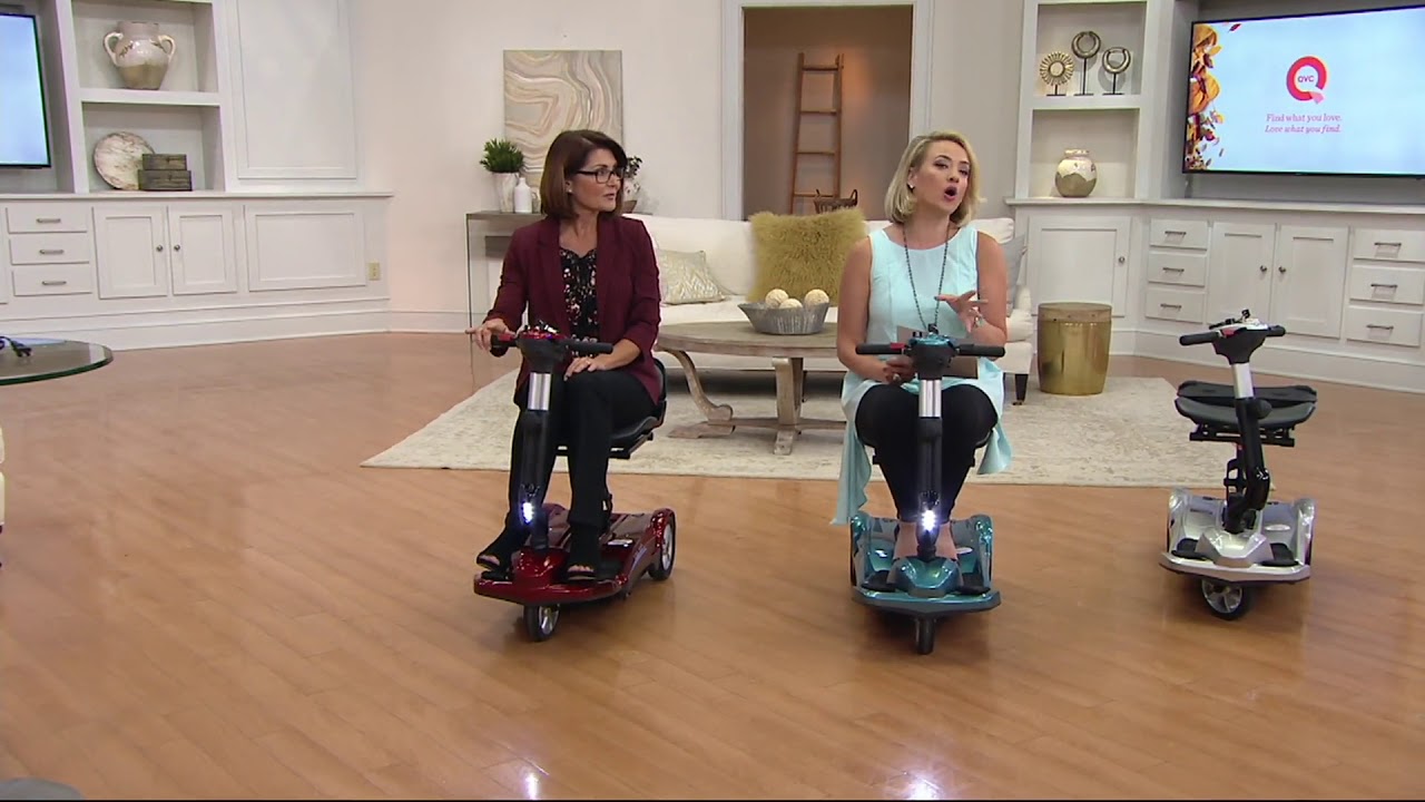 EV Rider Automatic Folding Scooter with Remote on QVC - YouTube