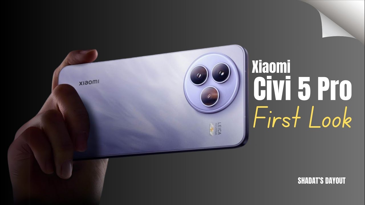 Xiaomi Civi 5 Pro First Look FINALLY, IT'S OFFICIAL - YouTube