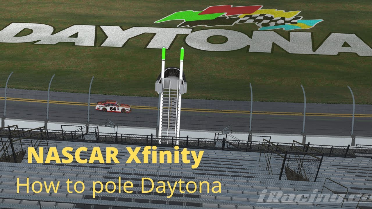 iRacing, Daytona, How to Pole Position, NASCAR XFINITY - YouTube