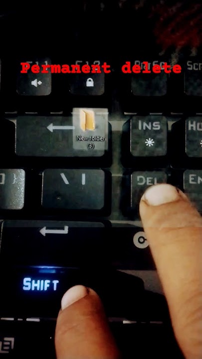 Permanent delete keyboard shortcut #tricks #tips #computer #asmr - YouTube