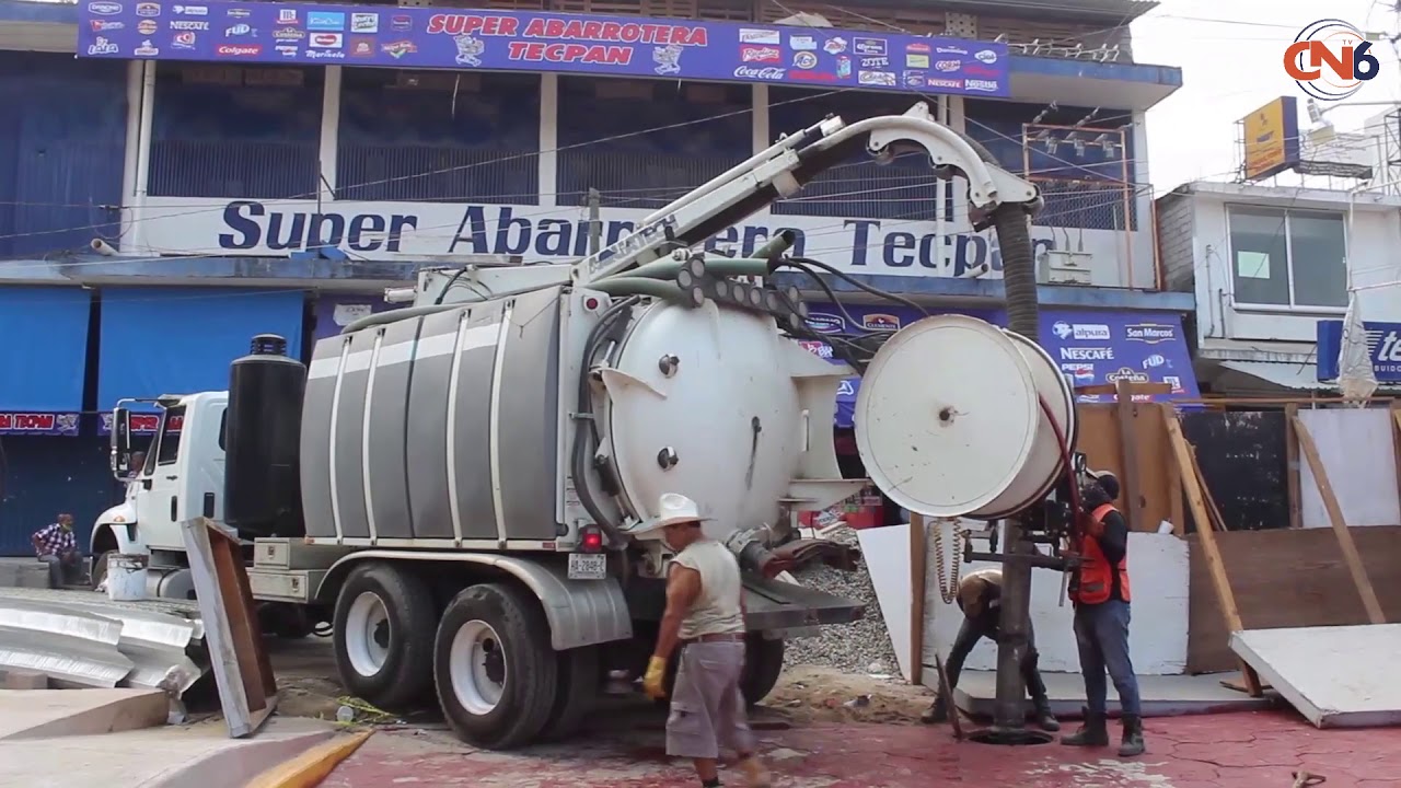 Inician trabajos de desazolve de la red de drenaje con camión Vactor en ...