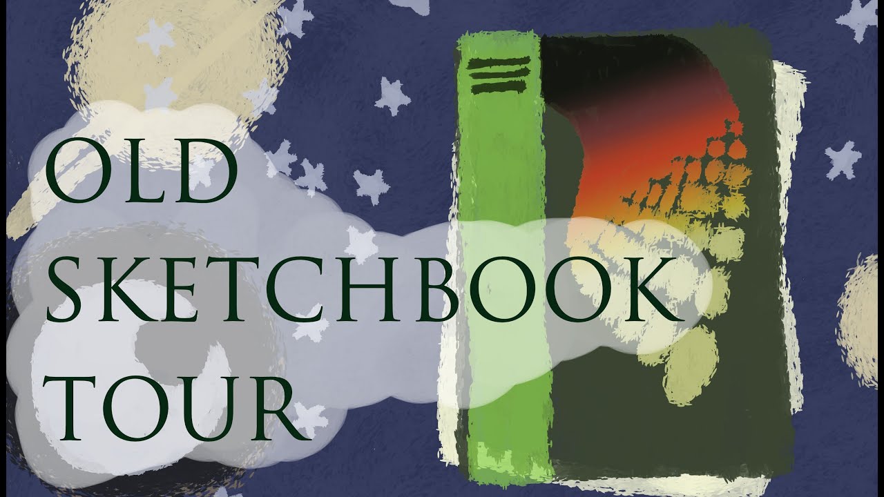 Sketchbook tour #1. Old drawings, lost pages and no decoration at all ...