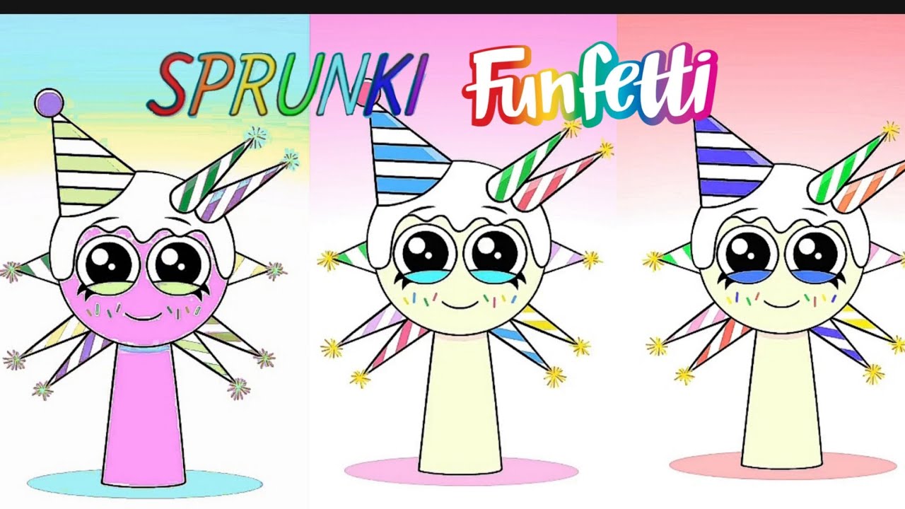 Sprunki Incredibox FUNFETTI Phase 4 COMPILATION - YouTube