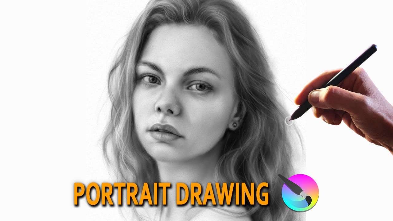 Creating Mind-Blowing Realistic Portrait in Krita using charcoal ...