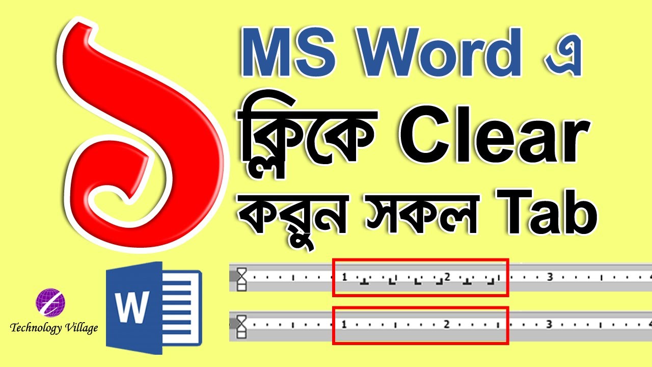 How To Clear All Tabs On One Click In Word Microsoft Word Tutorial Bangla Tab In MS Word How To Clear All Tabs On One Click In Word Microsoft Word Tutorial Bangla Tab In MS Word