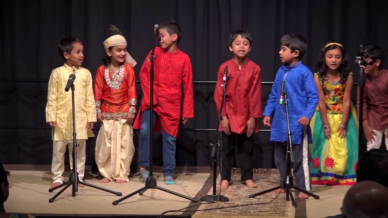 Kindergarten Student's Invocation Song | Varshikotsav 2017 - YouTube