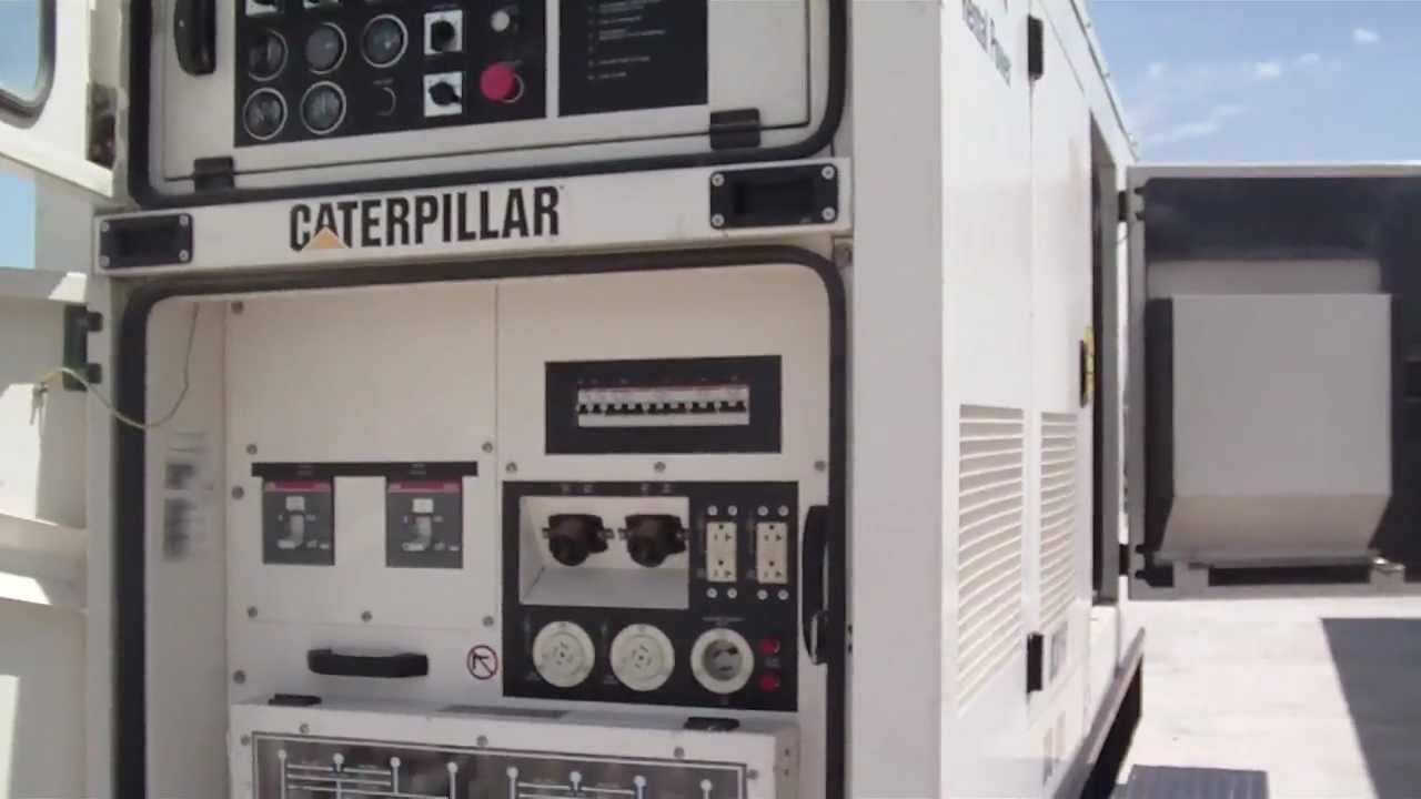 Caterpillar XQ100 Portable Diesel Generator Set - YouTube
