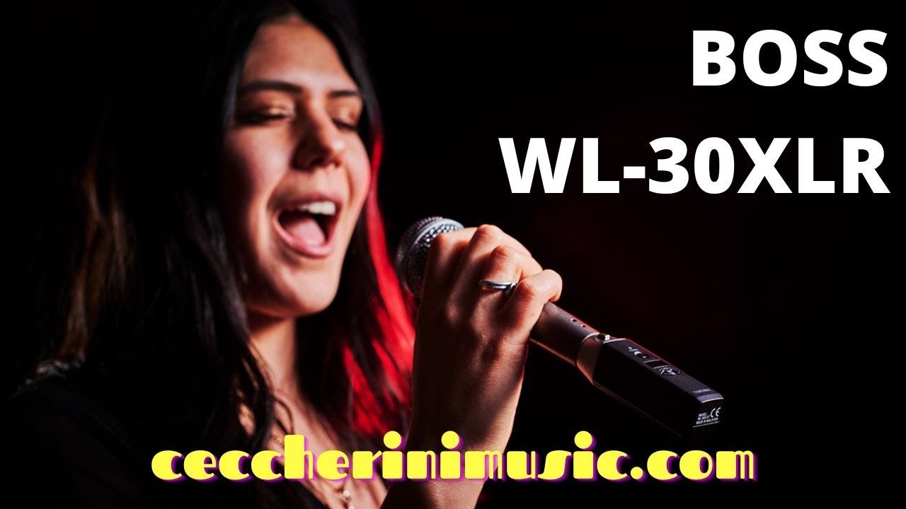 BOSS WL-30XLR - Sistema microfonico cordless adattabile a qualsiasi ...