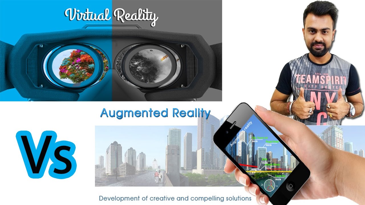 VR Vs AR | Virtual Reality and Augmented Reality Explained | HBD Sachin ...