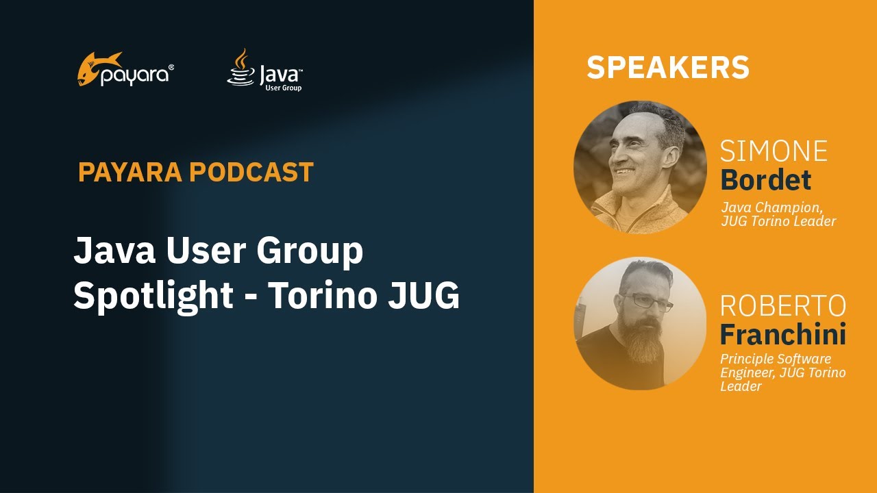Java User Group Spotlight - Torino JUG - Payara Podcast - YouTube