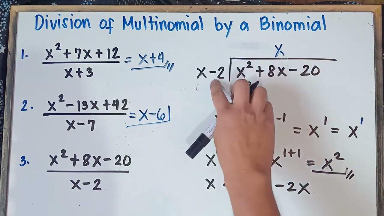 Division of Multinomial by a Binomial | Explain in Detail | Grade 8 | Quarter 1 | Revised K-12 ...