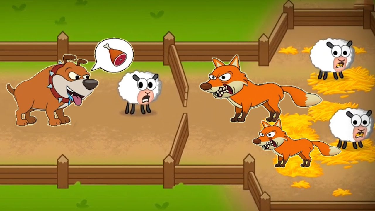Save the sheep pull pin game | Township save sheep puzzle android ...