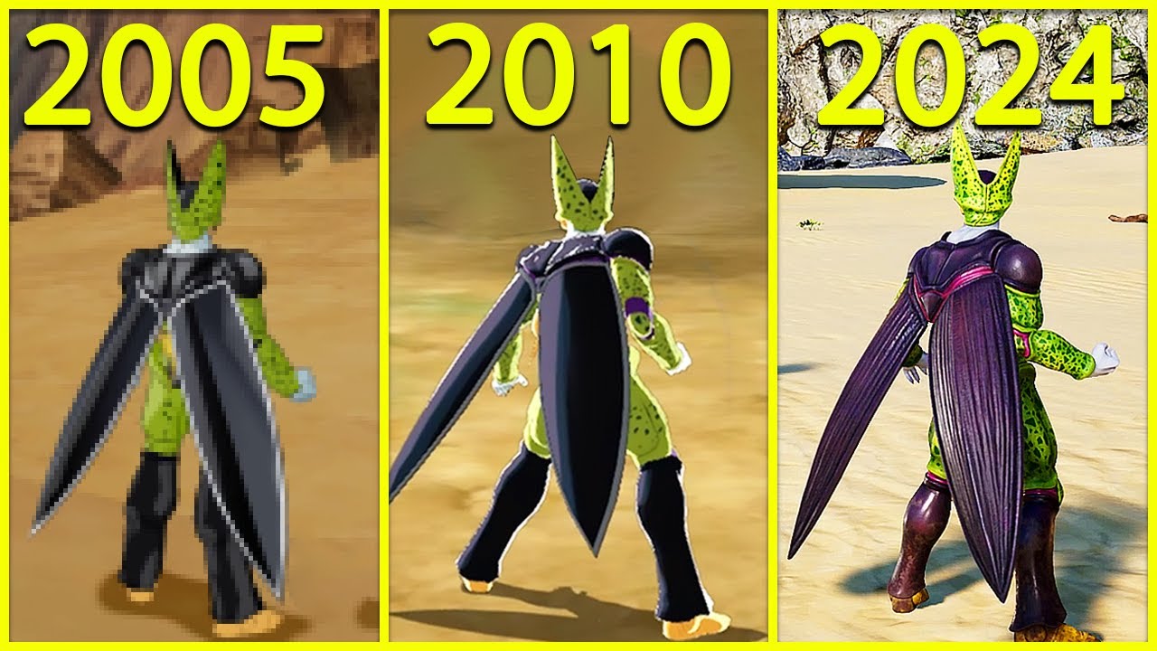 Evolution of Cell in Dragon ball Games 1997-2024 - YouTube