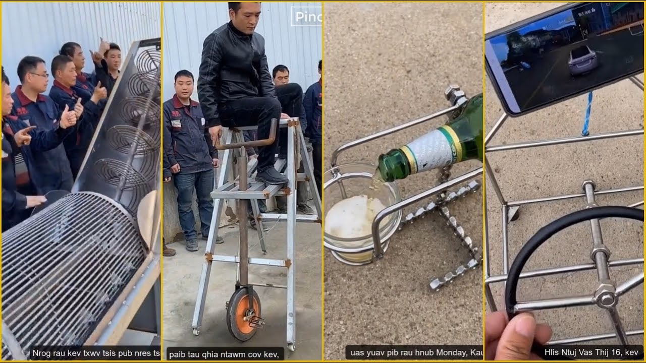 Creative homemade machine tools - YouTube