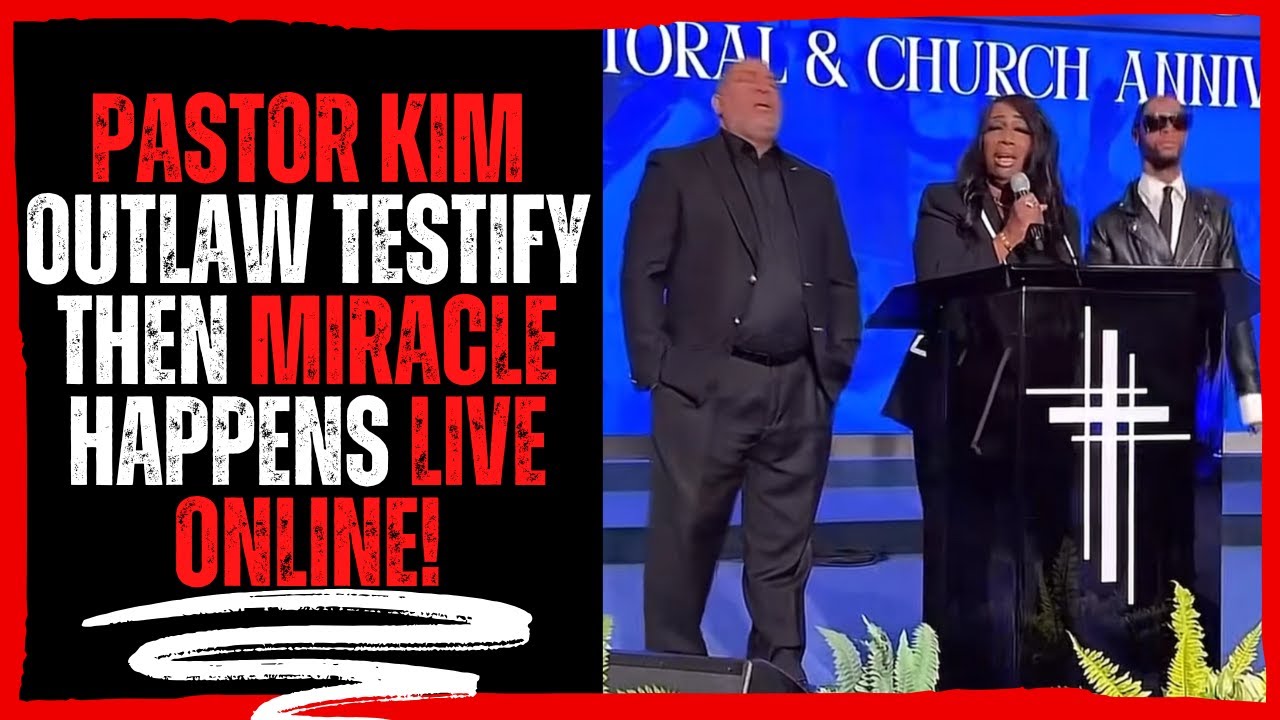 Pastor Kim Outlaw Testify then Miracle happens Live online! - YouTube