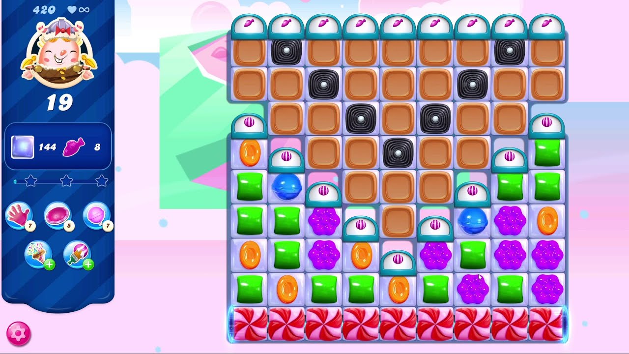 Candy Crush Saga LEVEL 420 | NO BOOSTERS (new version*) ️ - YouTube
