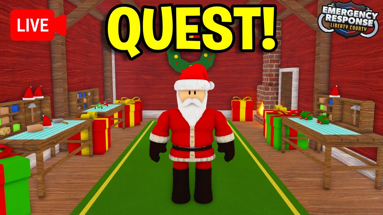 ERLC Santas Workshop Quest LIVE! (ROBLOX EVENT) - YouTube