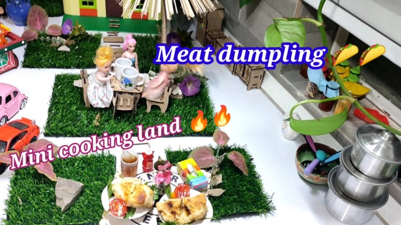 Mini cooking land 🔥🌮🌮🌶️🫕How to cook delicious matte dumpling - YouTube