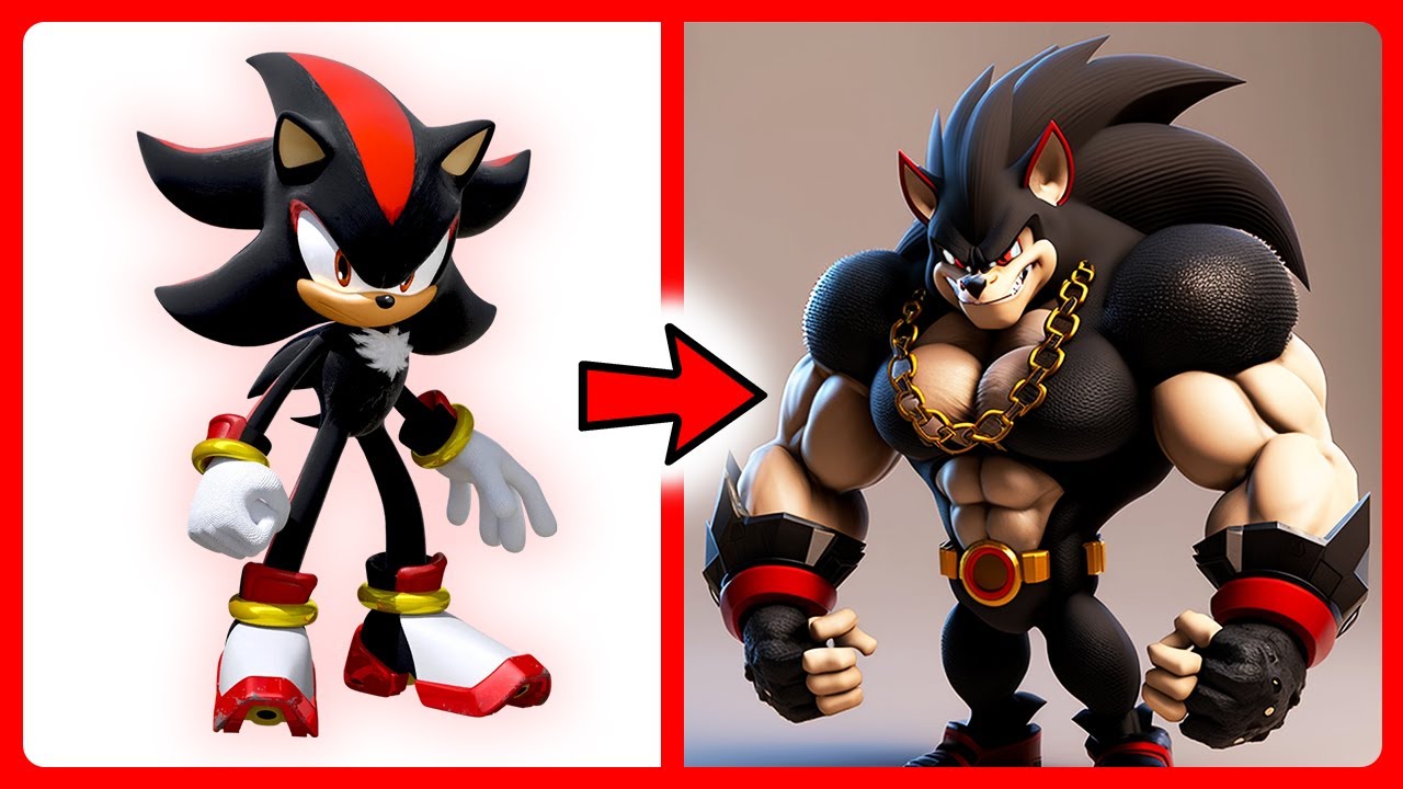 💥 BEST SONIC the HEDGEHOG character TRANSFORMATIONS - YouTube