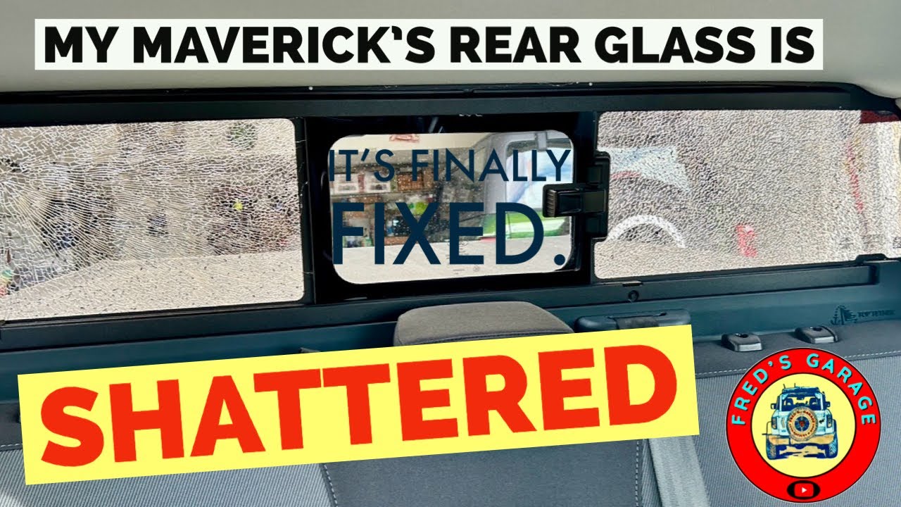 My Maverick’s rear glass is Shattered. Now it,s finally fixed. - YouTube