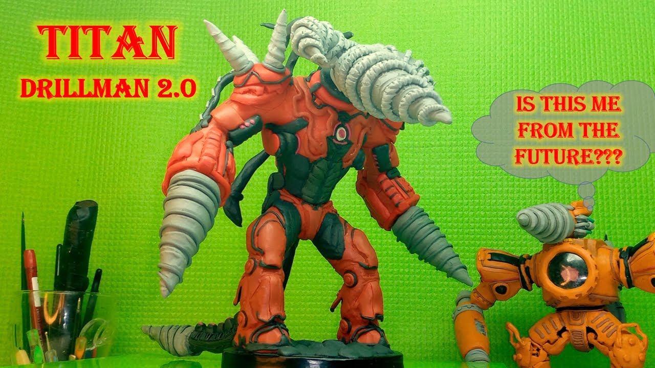 Sculpting a new Titan Drillman 2.0 with Clay / Skibidi Toilet ...