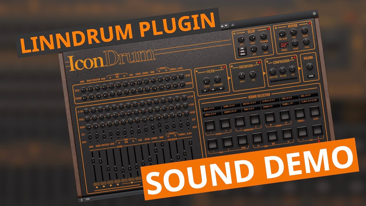GForce Software IconDrum Sound Demo - LinnDrum Plugin | SYNTH ANATOMY - YouTube
