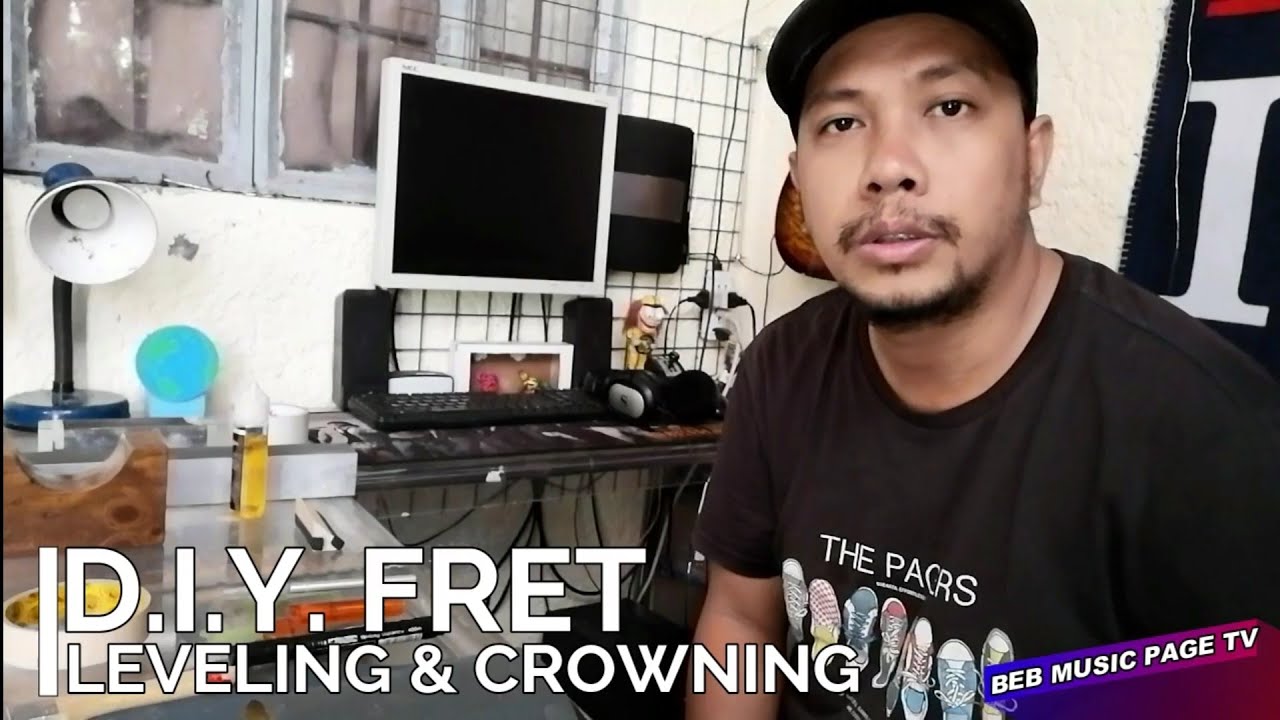 DIY GUITAR FRET LEVELING & CROWNING - YouTube