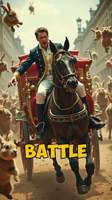 "When Napoleon Faced an Army of Rabbits — The Untold Battle! 🐰⚔️ # ...