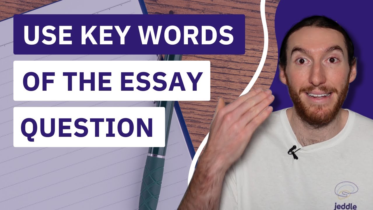 Using the Key Terms of the Question in HSC English Essays - YouTube