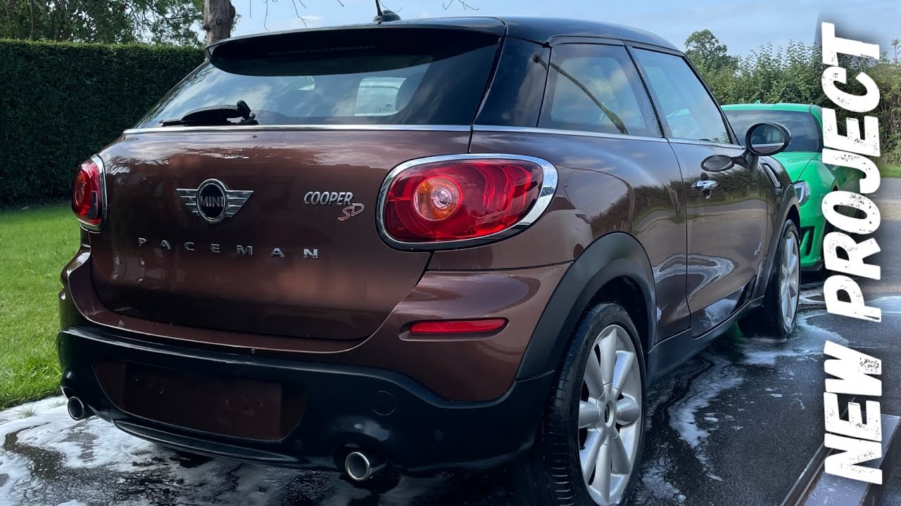 Introducing my latest project a Mini Paceman 2.0 SD that engine needs ...