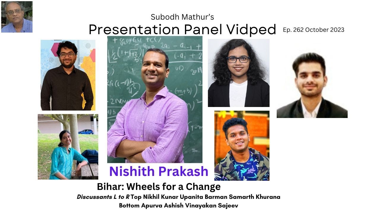 Presentation Panel Vidped 262 Nishith Prakash Bihar Bicycles for Girls ...