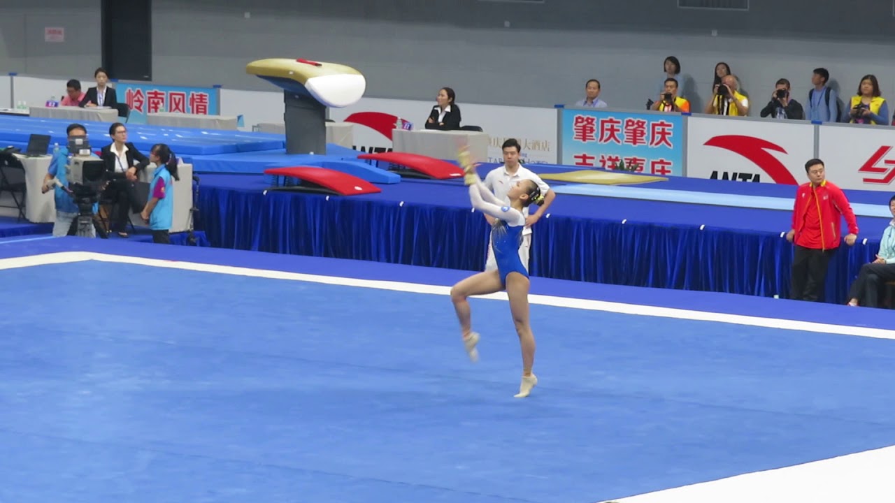 Chen Yile 陈一乐 - FX TF - 2018 CHN Nationals Zhaoqing - YouTube