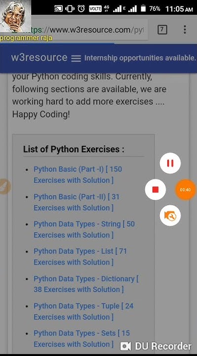 Develop your Python coding skill using this website - YouTube