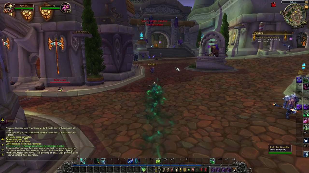 How to do Anomalous Anomalies quest - World of Warcraft Legion Beta ...