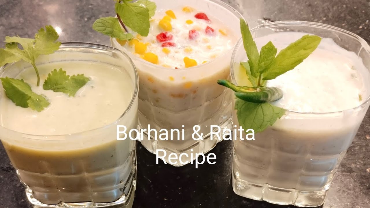 kitchen food blog is live! Borhani recipe - YouTube