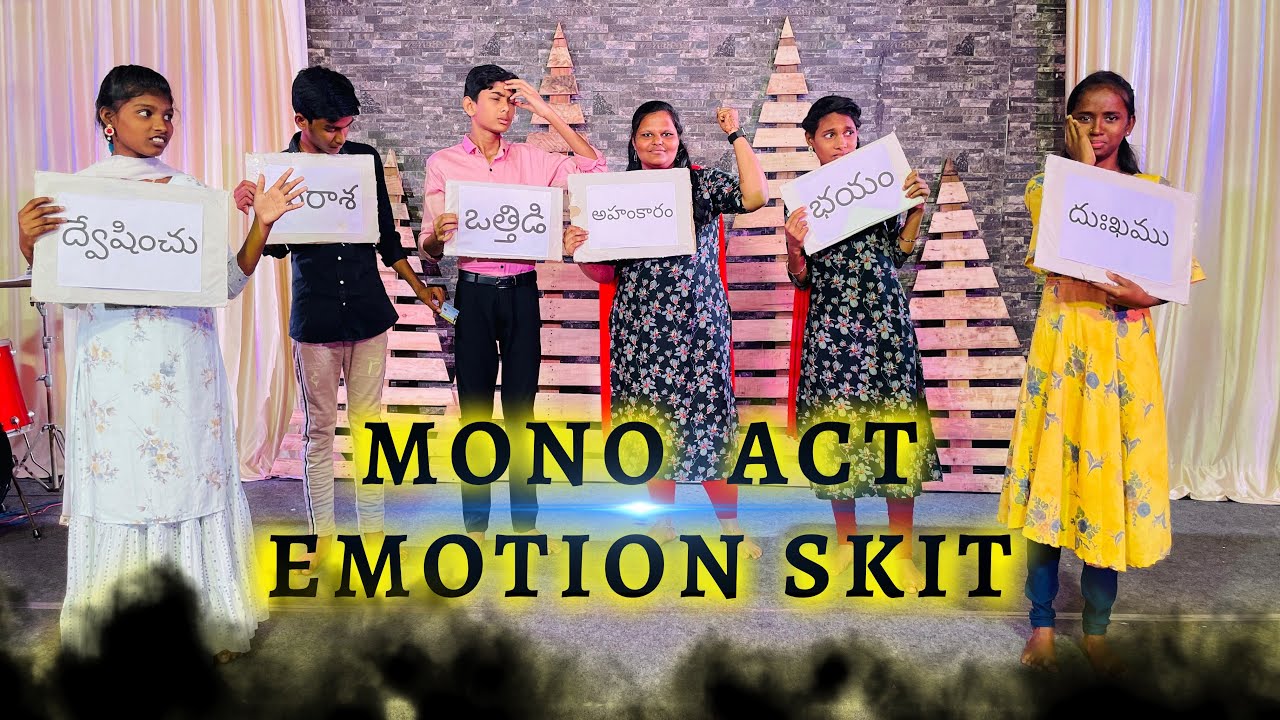 MONO ACT - EMOTION SKIT | ESCHOL CHURCH - YouTube