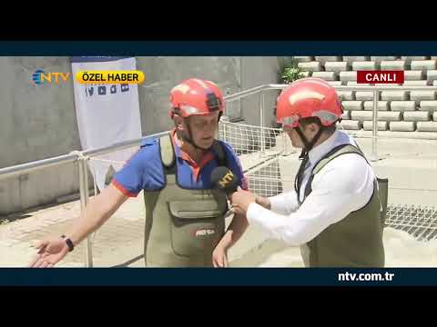 Sel anında ve ani yağışta ne yapılmalı? (NTV ekibi sel simülatöründe)