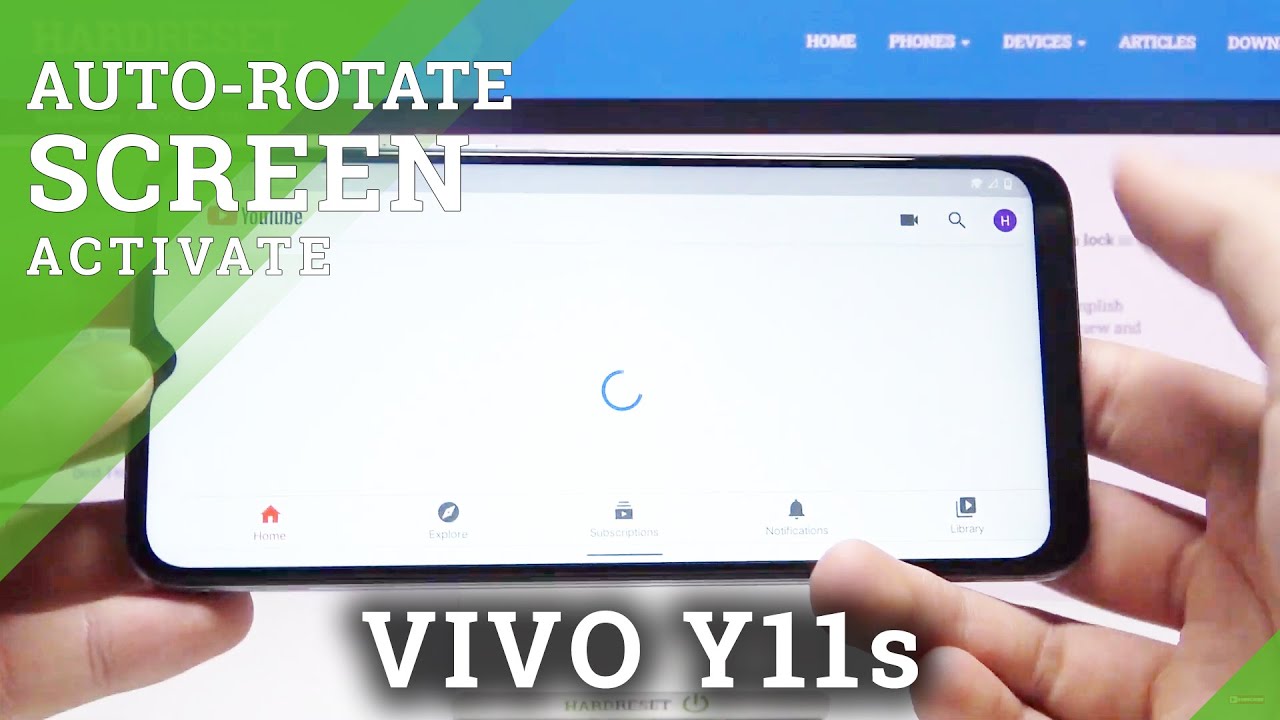 How to Use Rotate Screen in VIVO Y11s – Rotate Screen Automatically ...
