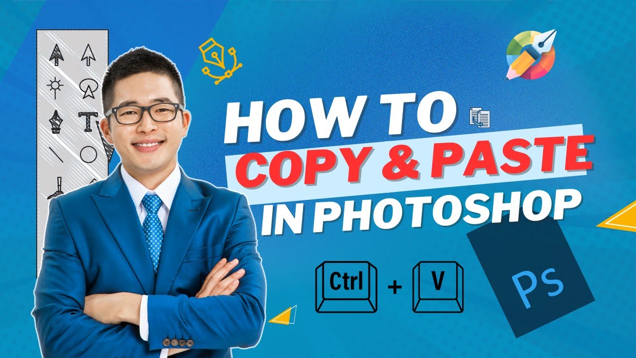 How to Copy & Paste in Photoshop [ Easy Tutorial ] - YouTube