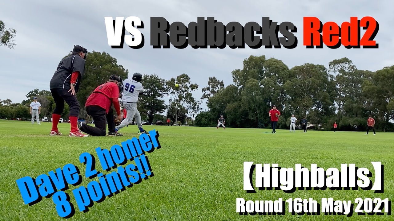 【Highballs】Softball Round 5 vs Redbacks Red2 #perth 15th May 2021 - YouTube