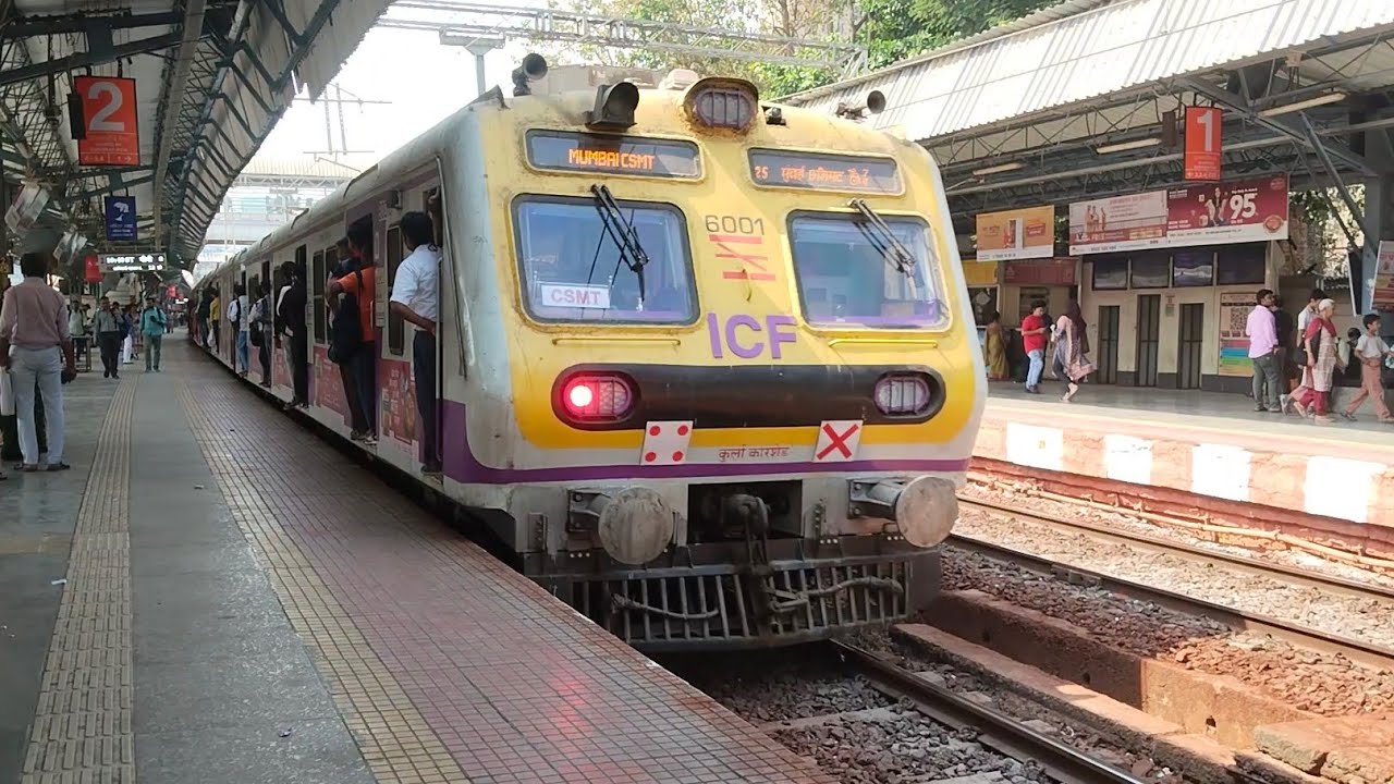Mumbai local train journey video | train videos Indian railways | local ...