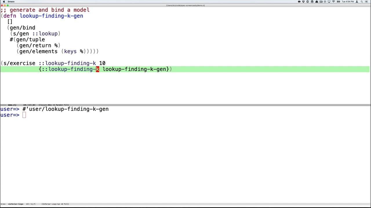 Clojure spec Screencast: Customizing Generators - YouTube