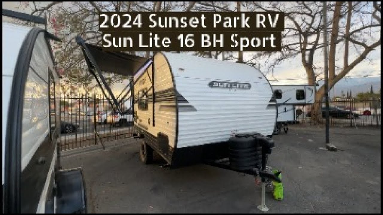 2024 Sunset Park RV Sun Lite 16 BH Sport Travel Trailer - YouTube