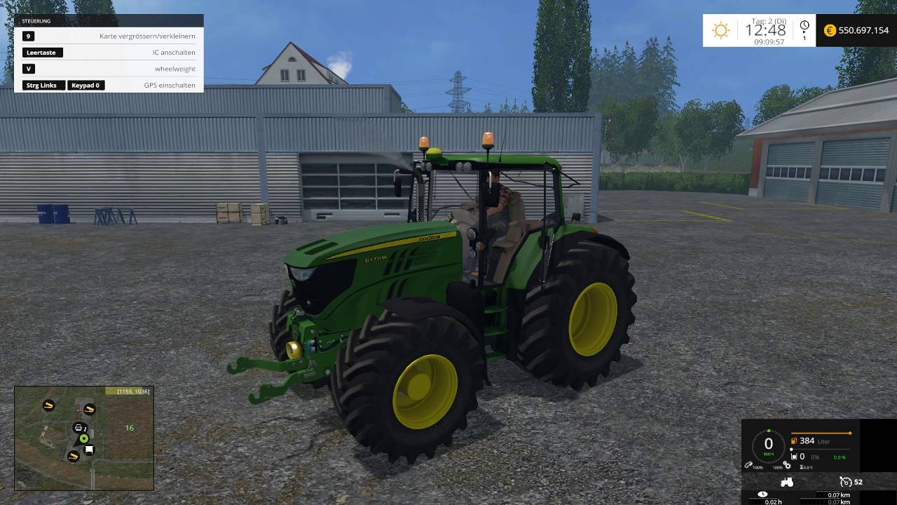 Mod Vorstellung Farming Simulator Ls15:John Deere 6175m V 1.0 - YouTube