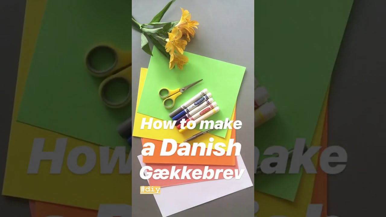 Danish Holiday Tradition - The Gækkebrev - YouTube