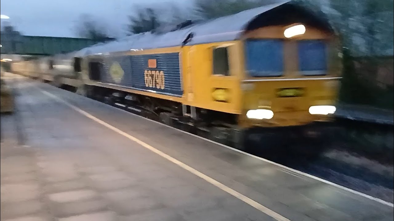 16/04/25 - Class 66 - 66790 "Louise" TnT 66846 - Basford Hall Yard (Fl ...