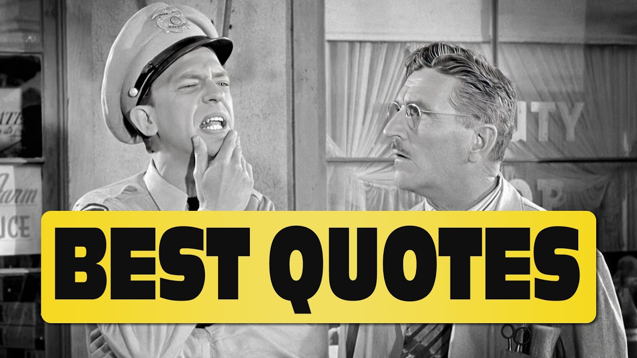 The Andy Griffith Show's Most Memorable Quotes Ranked - YouTube